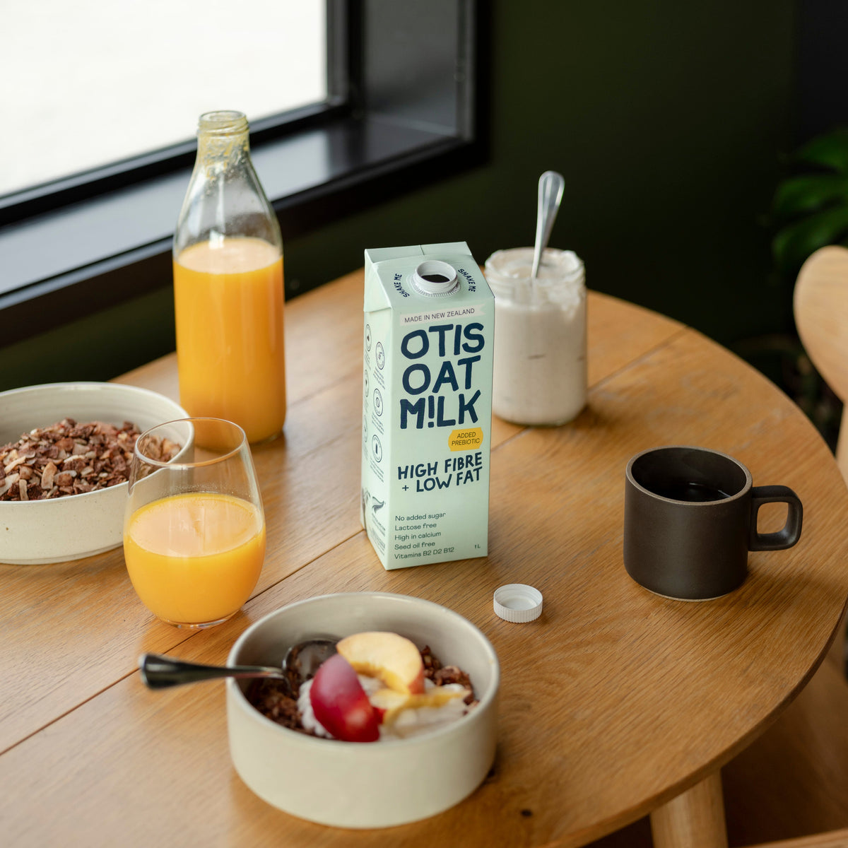 NZ Made High Fibre + Low Fat Oat Milk 6-Pack – Otis Oat M!lk